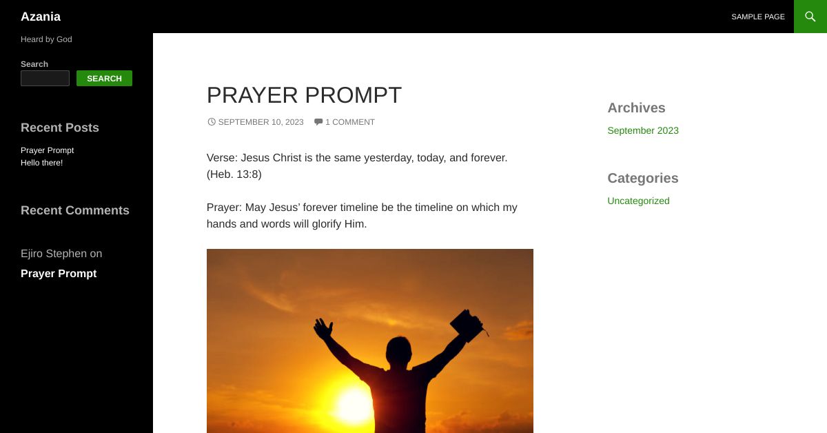 Azania | Heard by God